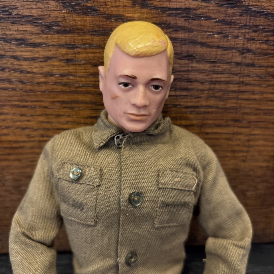 Vintage GI Joe Blonde Hair Brown Eyes Scar On Face 1964 Made in the USA ...