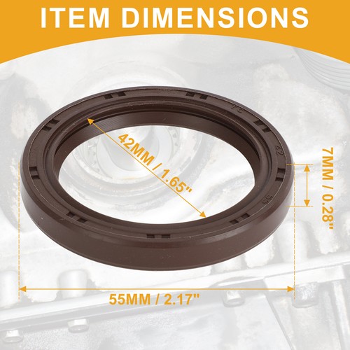 1 Pc Crankshaft Oil Seal for Chevrolet Cruze 2011-2016 4 Cyl 1.4L No ...