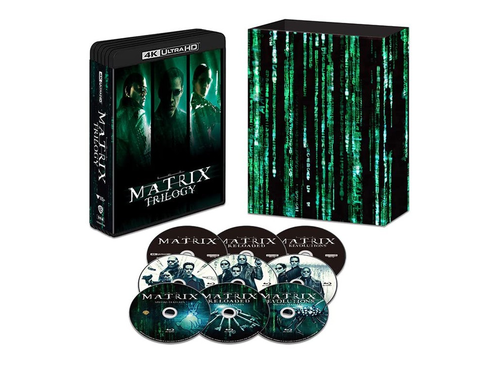 Matrix - The Matrix Trilogy [4K Ultra HD Blu-ray Disc x3 + 6 Blu-ray ...