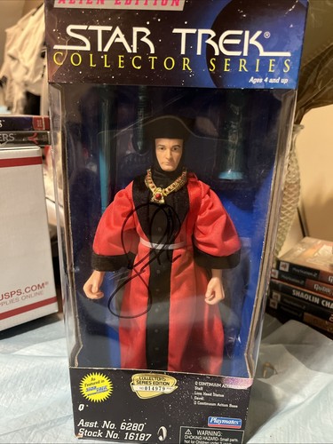 Star Trek: TNG "Q" in Judge's Robes SIGNED 9" Playmates Action Figure ...