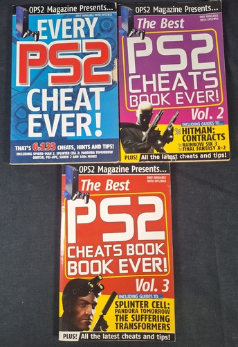 PSM Presents Every PS2 Cheat Ever Book Compilation 1-3 | eBay UK