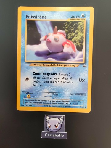 Carte Pokémon Poissirène 45/64 Neo Révélation Unlimited Wizards | eBay
