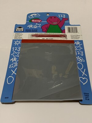 Vintage Golden Magic Slate Paper Saver Barney Rare | eBay