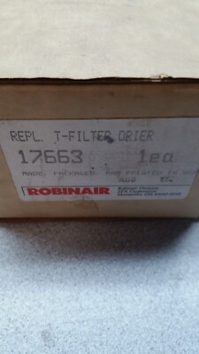 NEW ROBINAIR INLINE REPLACEMENT DRIER FILTER MODEL 17663 | eBay
