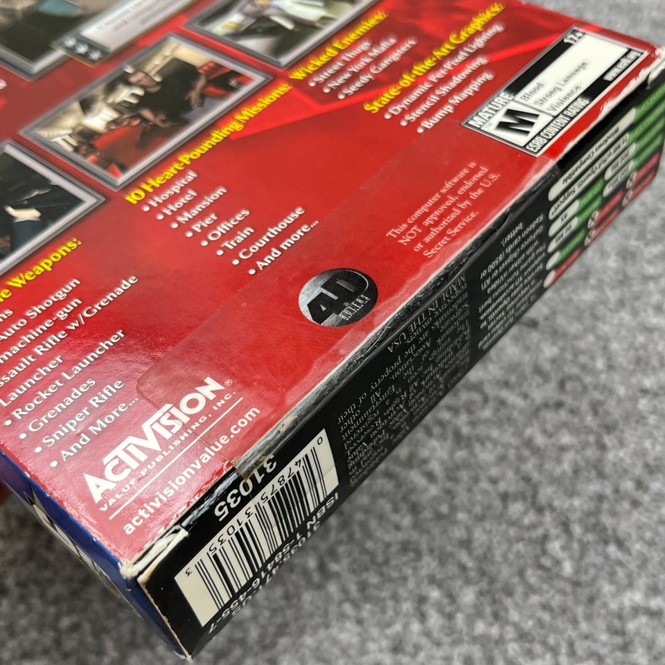 Secret Service Security Breach PC CD Rom Video Game Small Box Factory ...