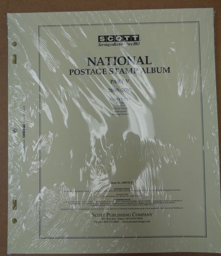 Scott US National Stamp album collection pages supplement 2000-2005 pt ...