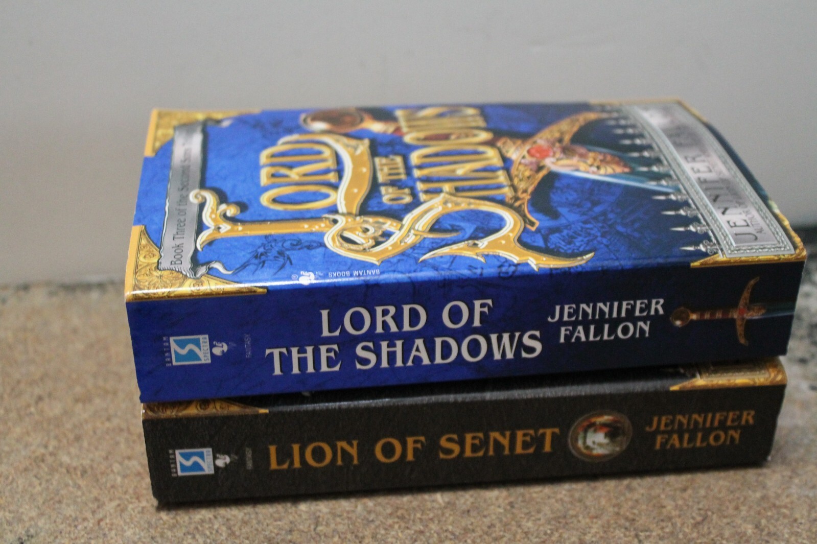 Lot of Jennifer Fallon books--Lord of the Shadows; Lion of Senet ...