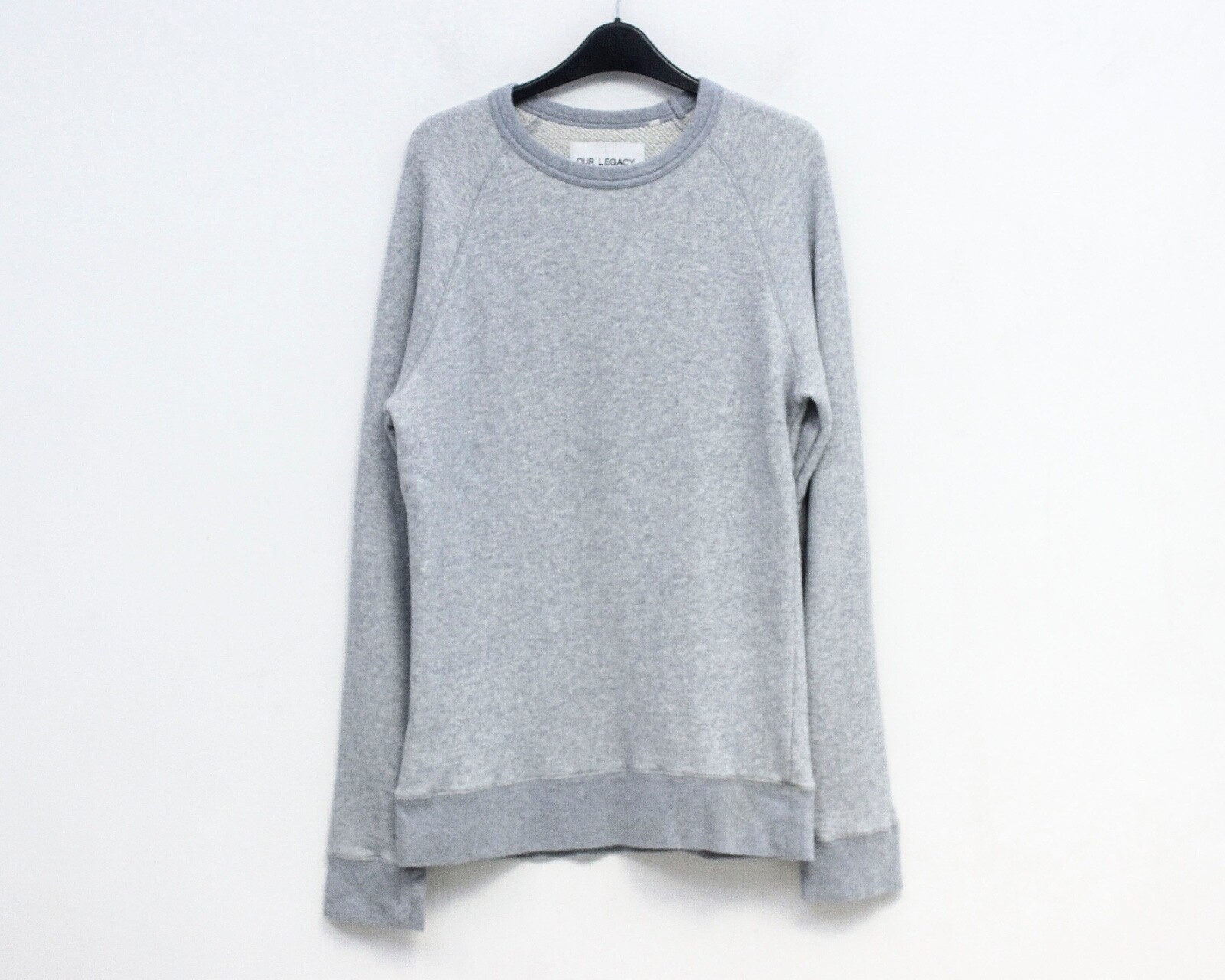 OUR LEGACY Great Sweat 50s Super Grey Melange SS15 Sw… - Gem