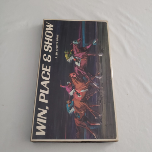 Vintage WIN, PLACE & SHOW 3M Horse racing Sports Game Complete Set 1966 ...