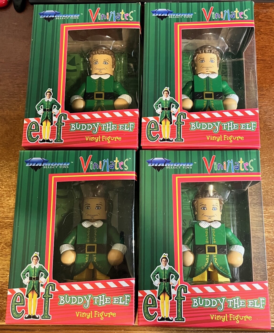 2017 ViniMates Buddy the Elf Vinyl Figure Lot of 4 NIP by Diamond ...