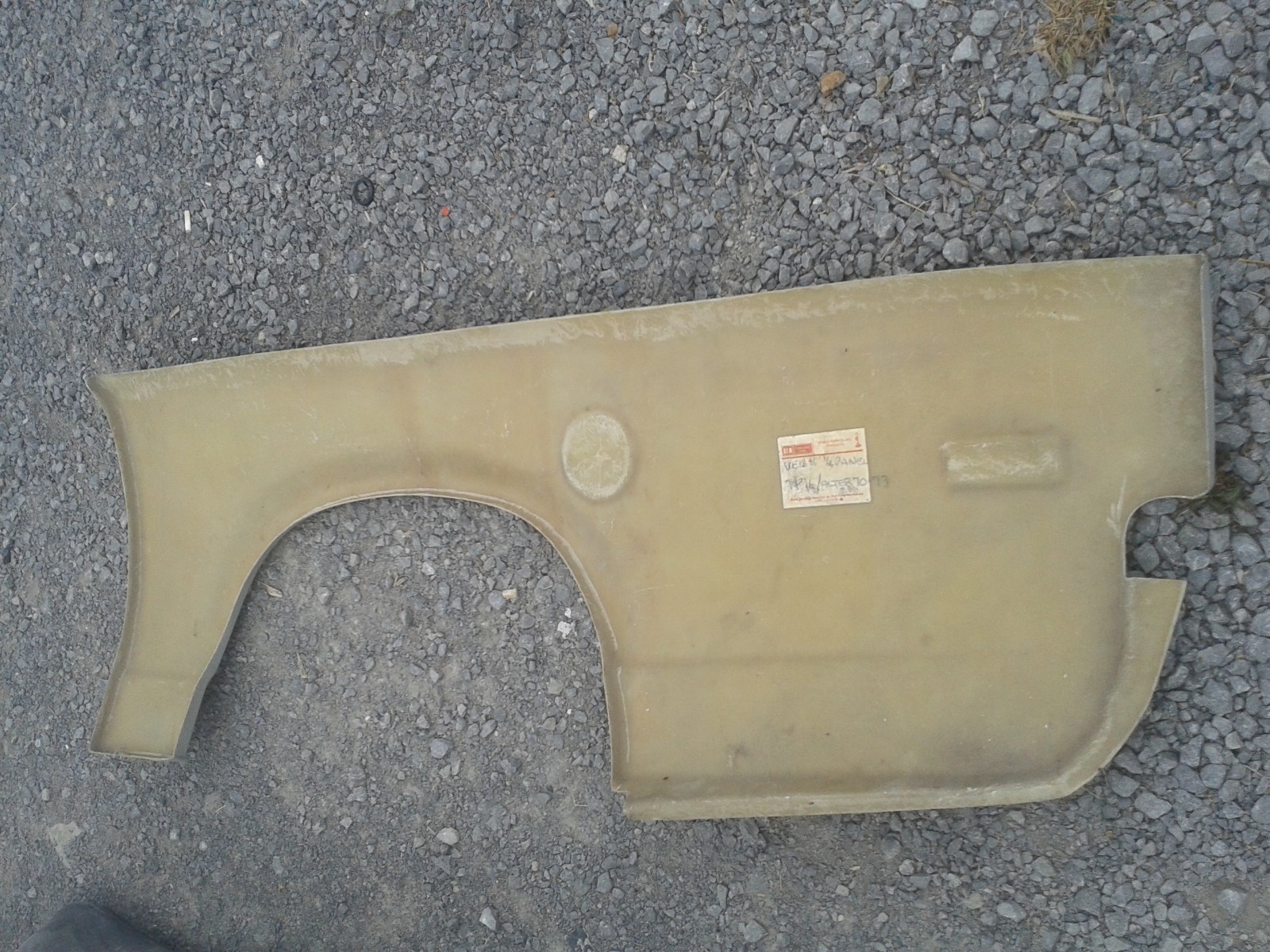 71 72 73 74 75 76 77 Chevrolet Vega SHOWCARS Quarter Panel Right Rear ...