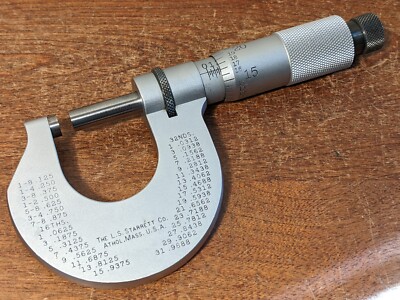 STARRETT 0-1 Inch Heavy Duty MICROMETER NO 238RL | eBay