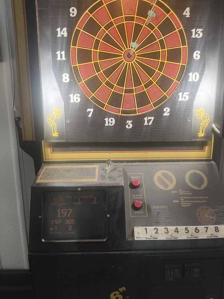 Coin Operated Dart board | eBay