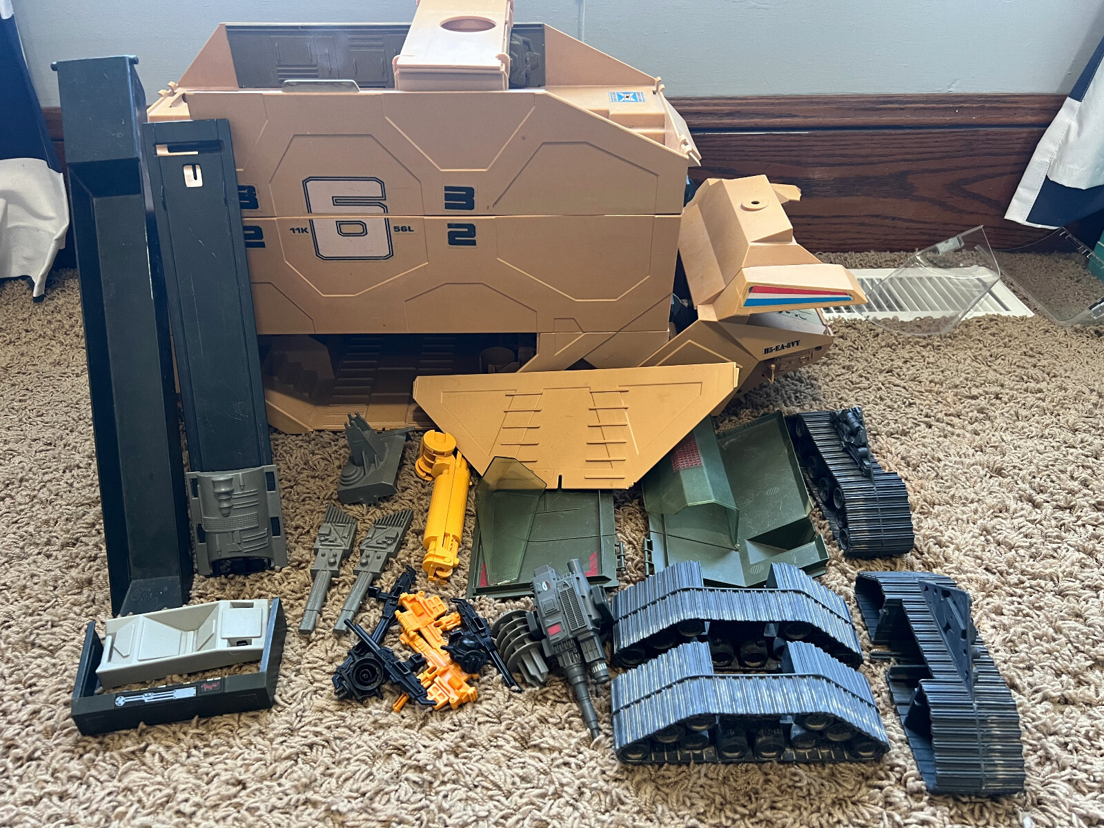 1980s GI Joe Vintage Huge Lot Figures, Accesories, File Cards, Vehicles ...