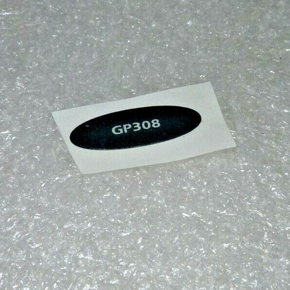 Motorola Solutions 3385629Z01 Plain Label Sticker Nameplate for GP308 ...