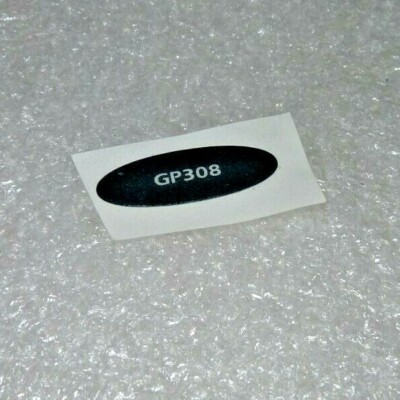 Motorola Solutions 3385629Z01 Plain Label Sticker Nameplate for GP308 ...