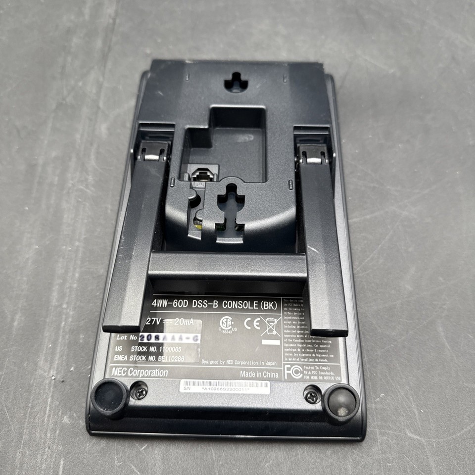 NEC SL1100 60 Button DSS Console Black BE110286 IP4WW-60D DSS-B 1100065 ...