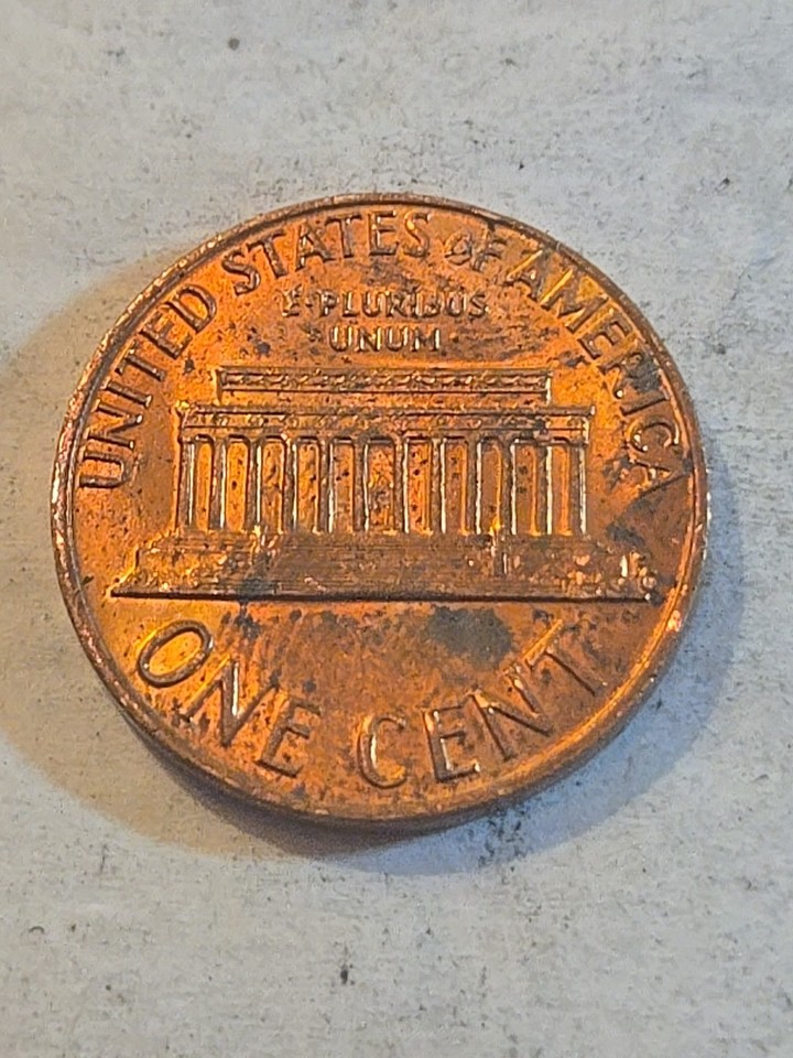 1973 lincoln penny no mint mark Error Double Rim | eBay