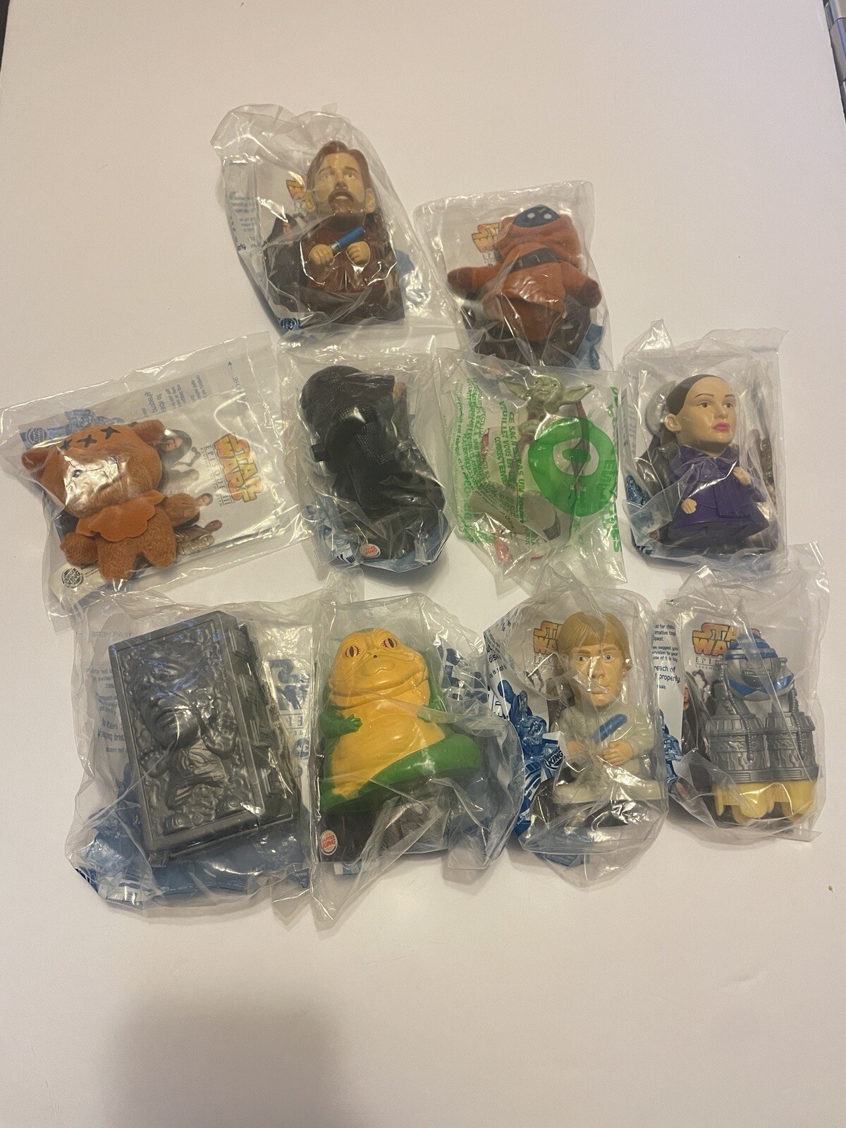 Lot of 10 Sealed Star Wars 2005 Burger King Complete the SAGA Toys | eBay