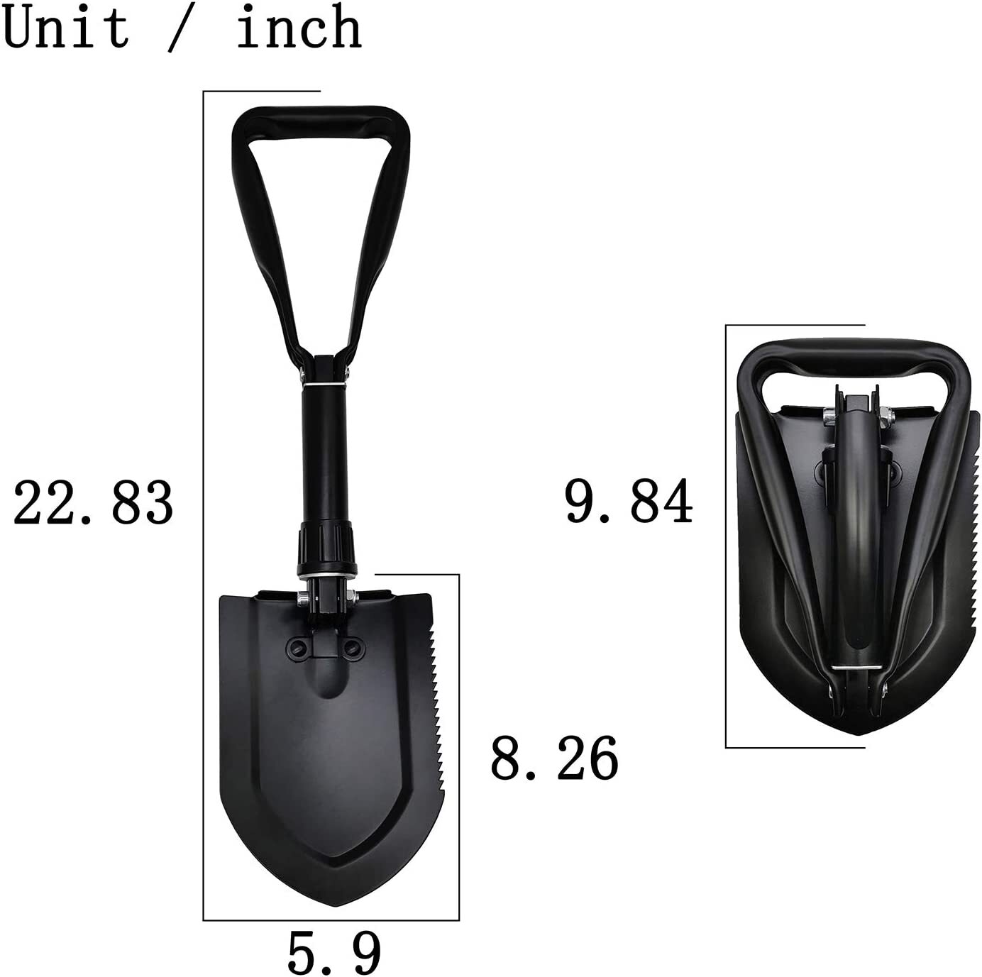 Min Shovel Folding Survival Military Tool Spade Emergency Garden ...
