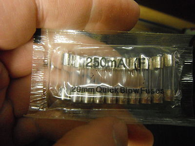 100 x Niglon 250mA 20mm Quick Blow Fuses TD S 500 F 250V AC IEC 127 ...