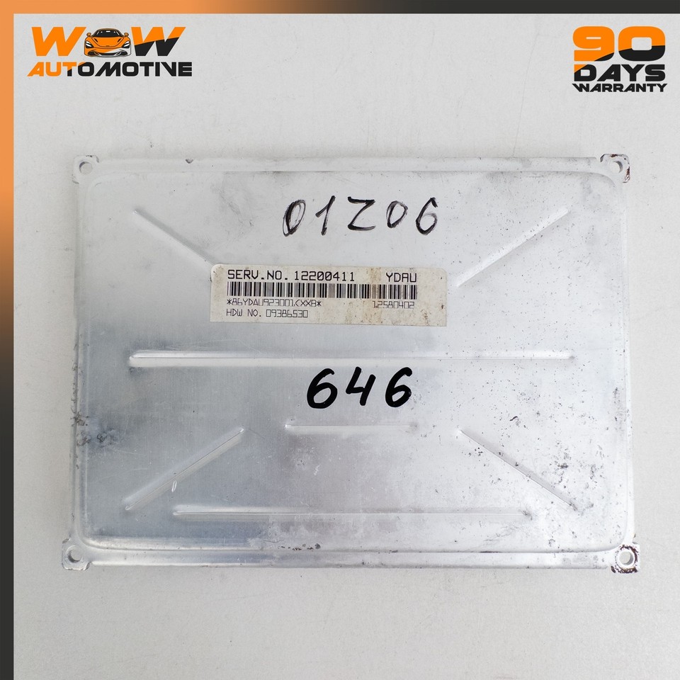 01-03 CHEVROLET CORVETTE C5 ECU ECM ENGINE MOTOR POWERTRAIN CONTROL ...