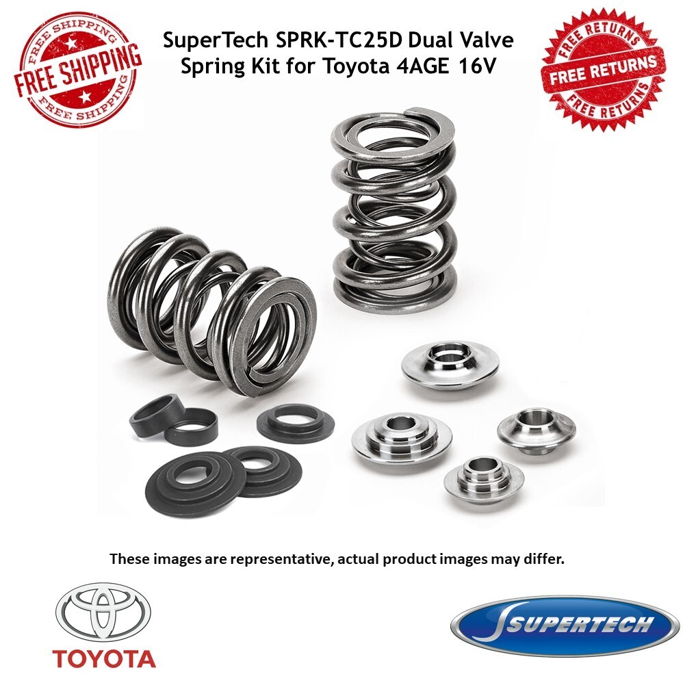 SuperTech SPRK-TC25D Dual Valve Spring Kit for Toyota 4AGE 16V | eBay