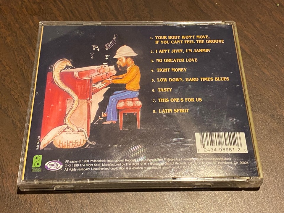 Leon Huff Here To Create Music CD 1999 Stevie Wonder Teddy Pendergrass ...