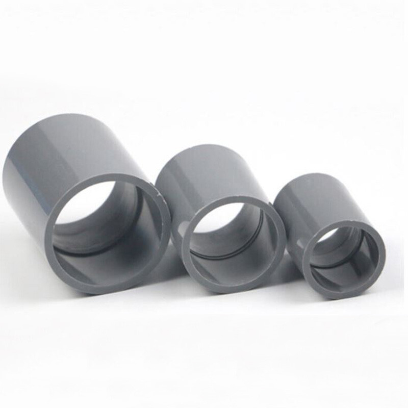 PVC Direct Pipe Fitting Straight Joint Water Pipe Socket Coupling 20 ...