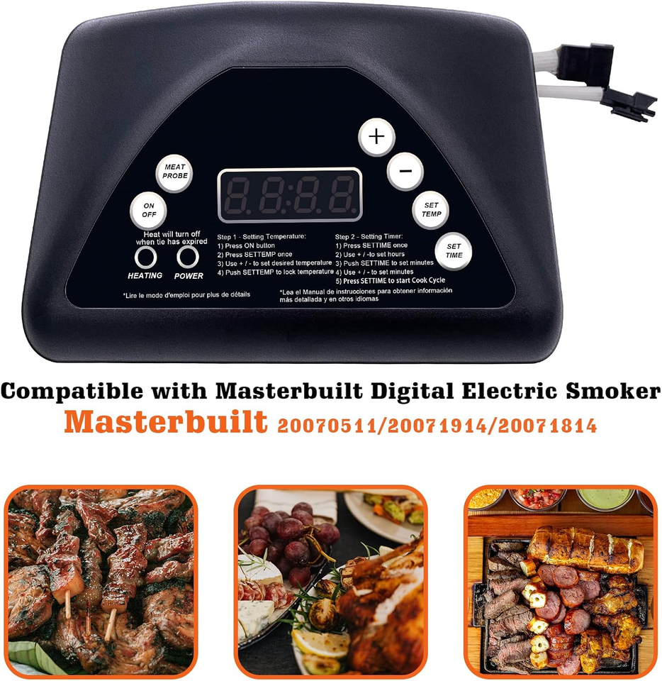 Digital Control Panel Kit for Masterbuilt Electric Smoker Replacement ...