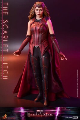 1/6 Scale HotToys HT TMS036/037 The Scarlet Witch Wanda Vision Action ...
