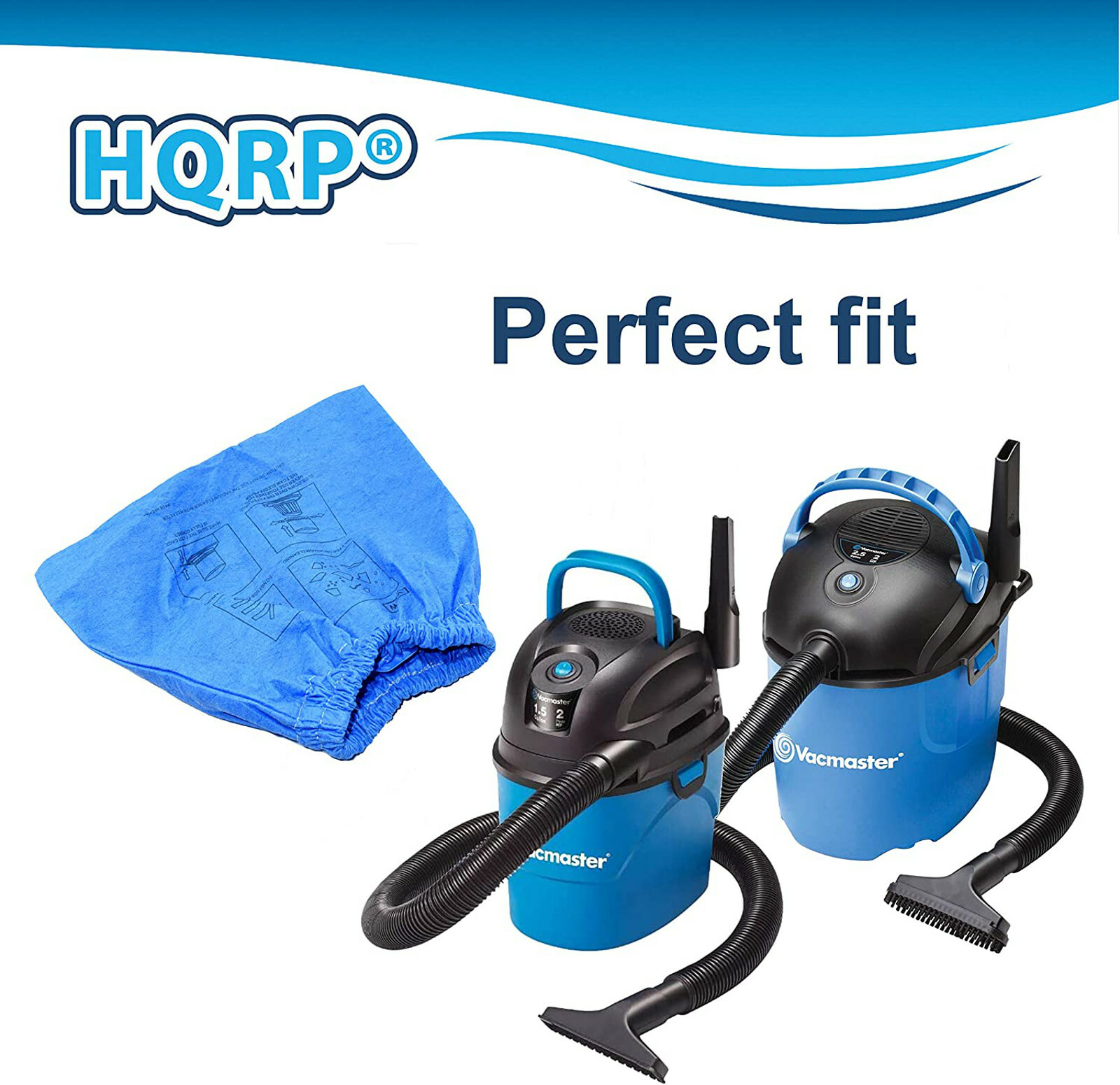 3-Pack Cloth Filter for Vacmaster VP205 VOM205P VHB305M VHB307WM ...