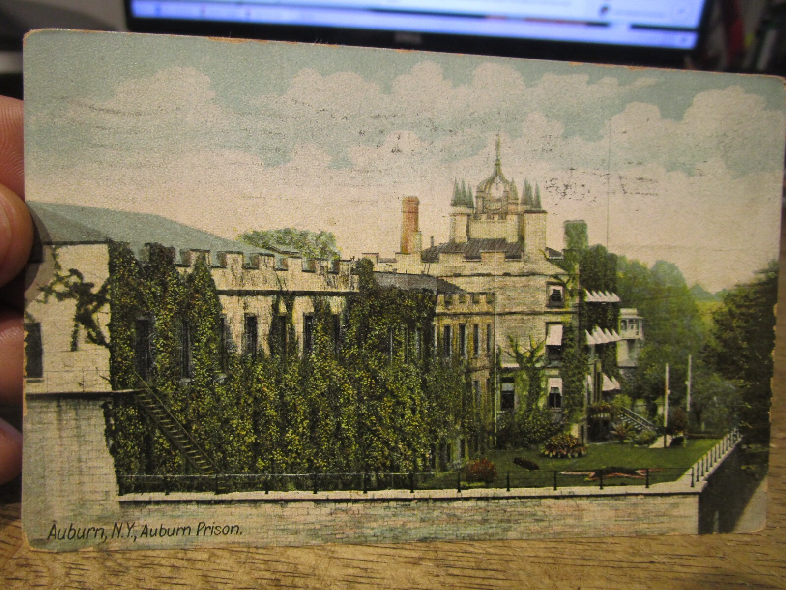 O2 NEW YORK Old Postcard Auburn State Jail Prison Penitentiary Cell ...