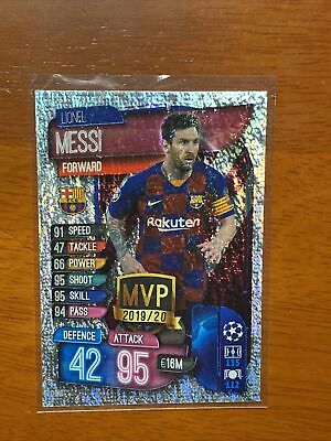 2020-21 Topps Match Attax UCL Lionel Messi 2019-20 MVP I632 2020-21 Topps Match Attax UCL Lionel Messi 2019-20 MVP I632
