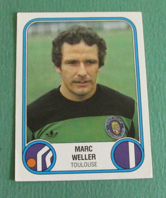 N°339 MARC WELLER TOULOUSE FC PANINI FOOTBALL 83 1982-1983 | eBay