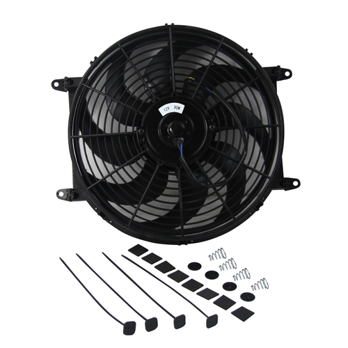 14" Upgraded 12V 90W Motor Electric Auto Radiator Cooling Fan Car Truck ...