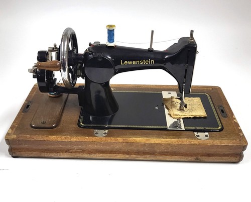 Antique Lewenstein Sewing Machine Hand Crank Works BB477 | eBay UK