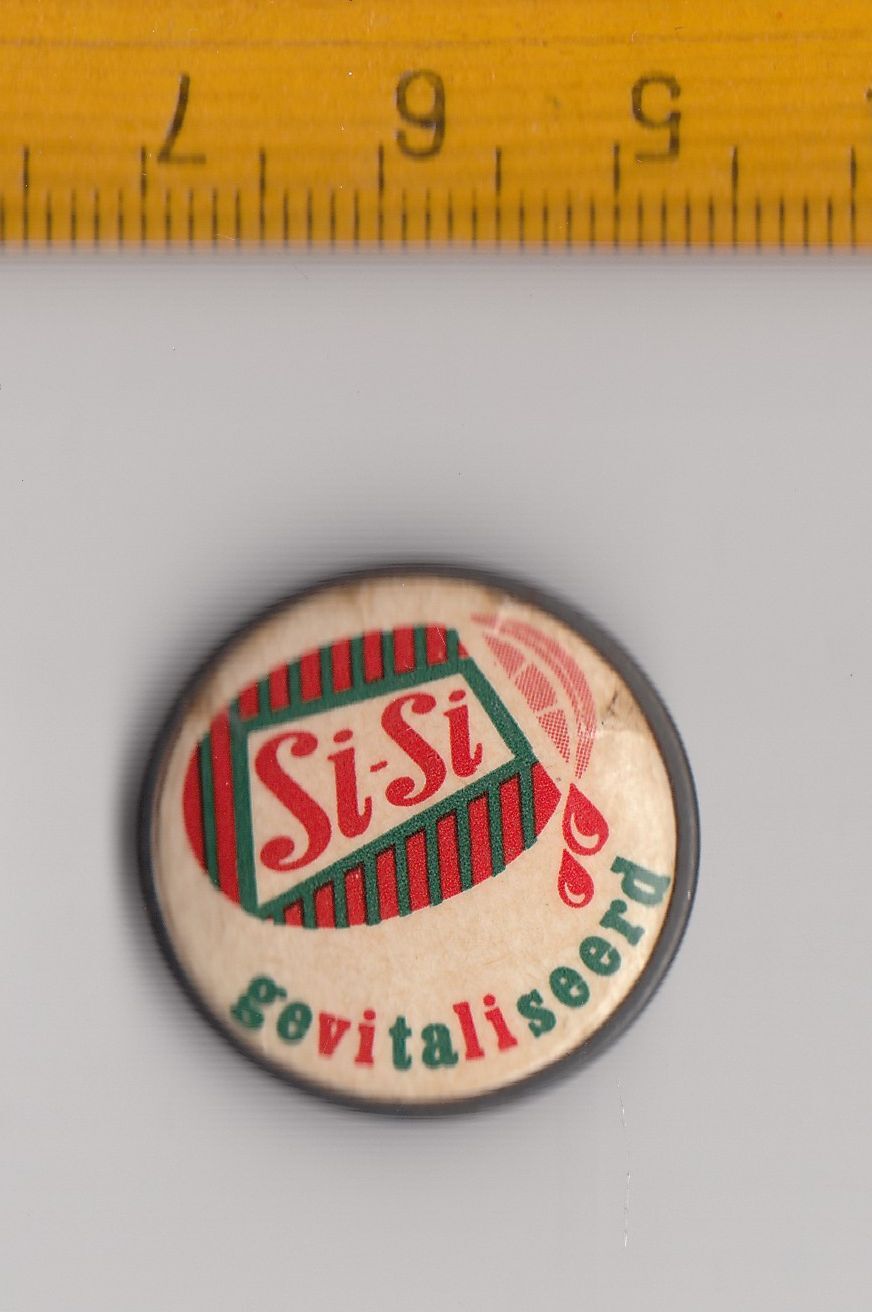 Vintage PEPSI Si-Si 1960s Company Soda Soft Drink Logo pin badge pins ...