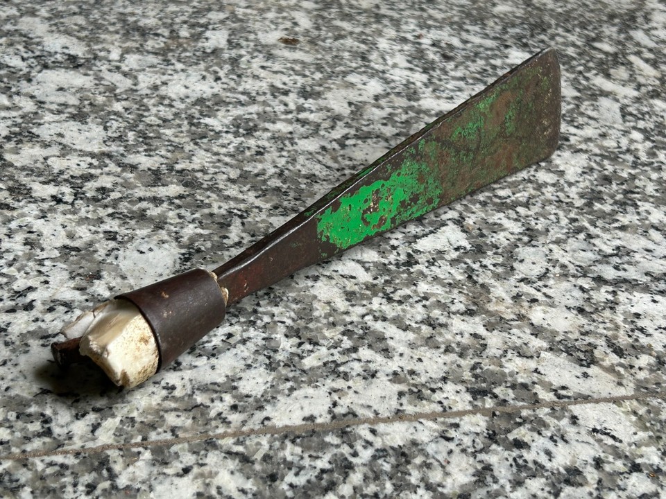 ANCIENT RARE OLD VINTAGE HANDMADE RICH PATINA IRON HAND AXE TOOL | eBay