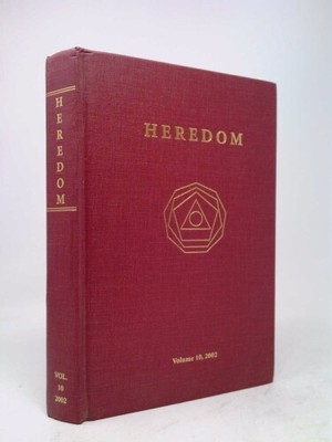 Heredom : The Transactions of the Scottish Rite Research Society ...