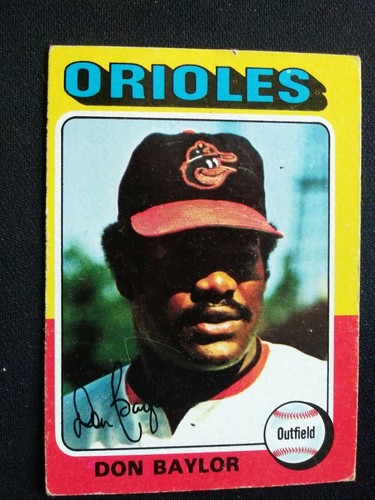 1975 Topps Baseball Card # 382 Don Baylor - Baltimore Orioles | eBay