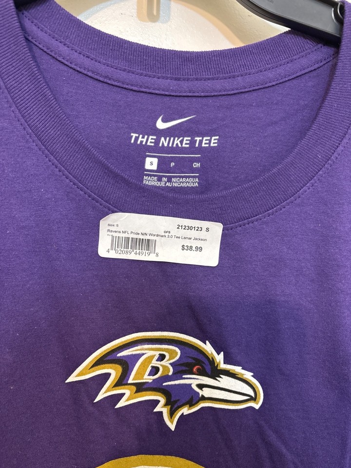 NFL BALTIMORE RAVENS LAMAR JACKSON NIKE NAME & NUMBER T-SHIRT | eBay
