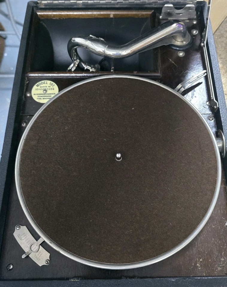 HMV Model 101 Wind-Up Portable Gramophone c.1930 | eBay UK