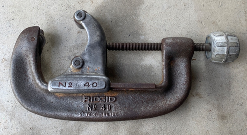 Ridgid #40 2" - 4" Tubing Cutter | eBay