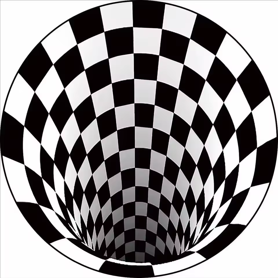 3D Visual Floor Illusion Round Trap Rug, Alfombra Estéreo ...