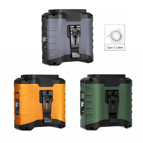 Strong Breeze Fan - Wearable, 10,000mAh Power Bank, Compact Lightweight ...