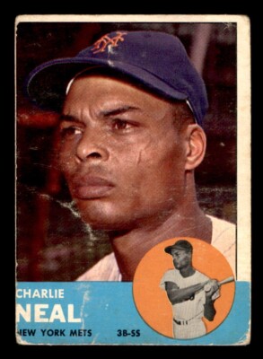 1963 Topps Baseball #511 Charlie Neal GD *e1 | eBay