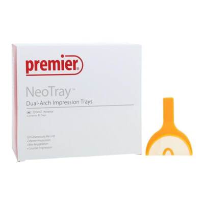 Premier Dental 2204NT NeoTray Anterior Triple Bite Impression Trays 30 ...