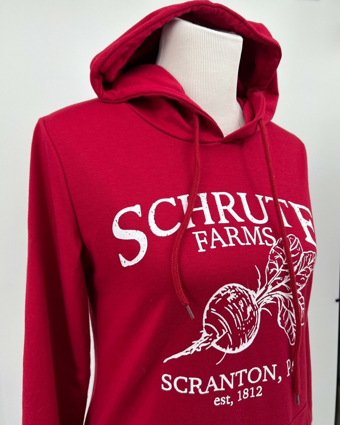 The Office Dwight Schrute Beet Farms Dark Red Hoodie … - Gem