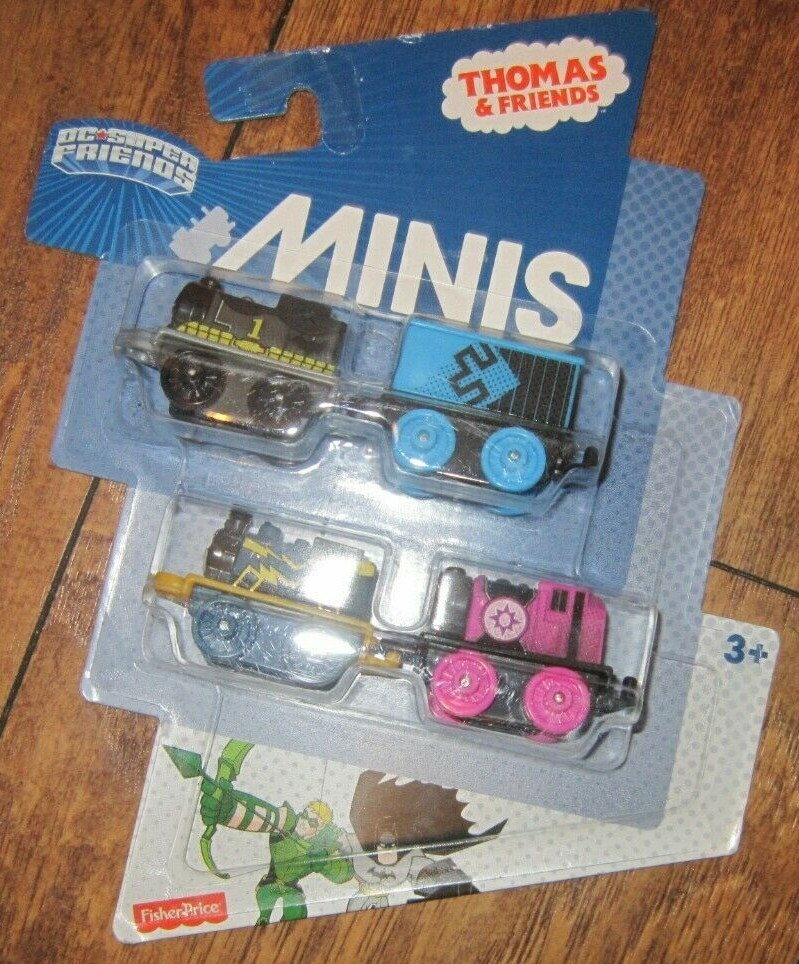 Thomas & Friends Minis DC Super Friends Fisher Price 4pk | eBay